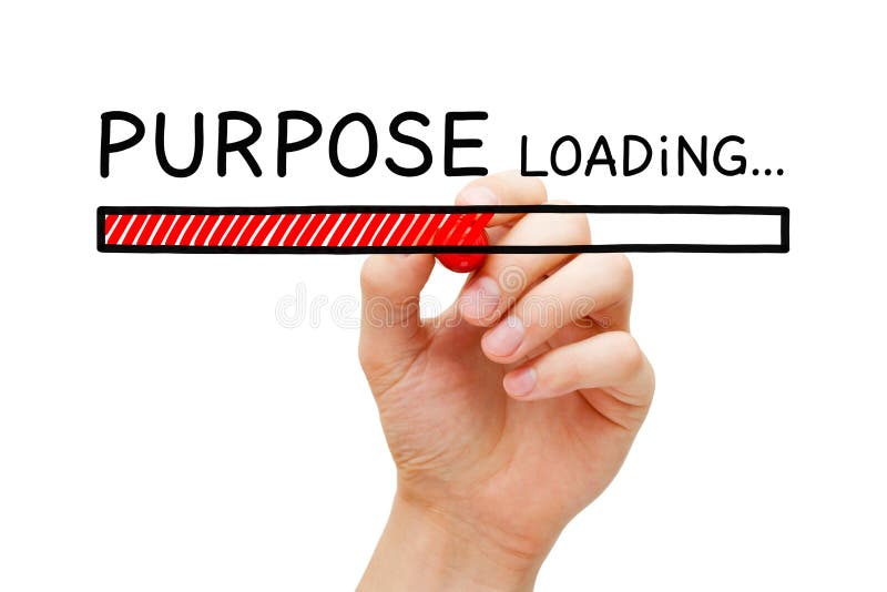 Word Purpose Loading Bar Concept Stock Image - Image of discover ...