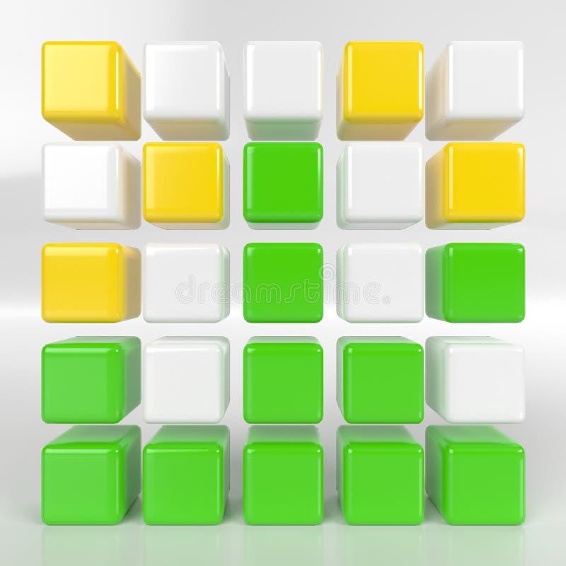 Word Puzzle Cube Background Stock Illustration - Illustration of letter ...