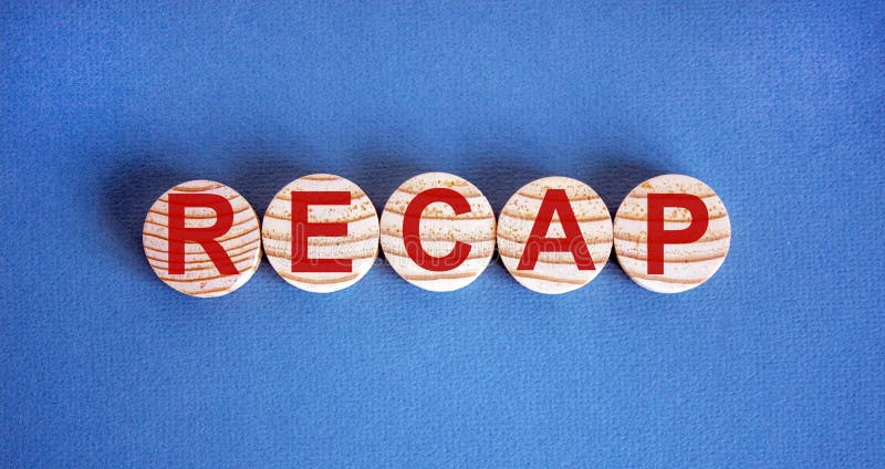 Recap word concept stock photo. Image of laconic, agreement - 146043878