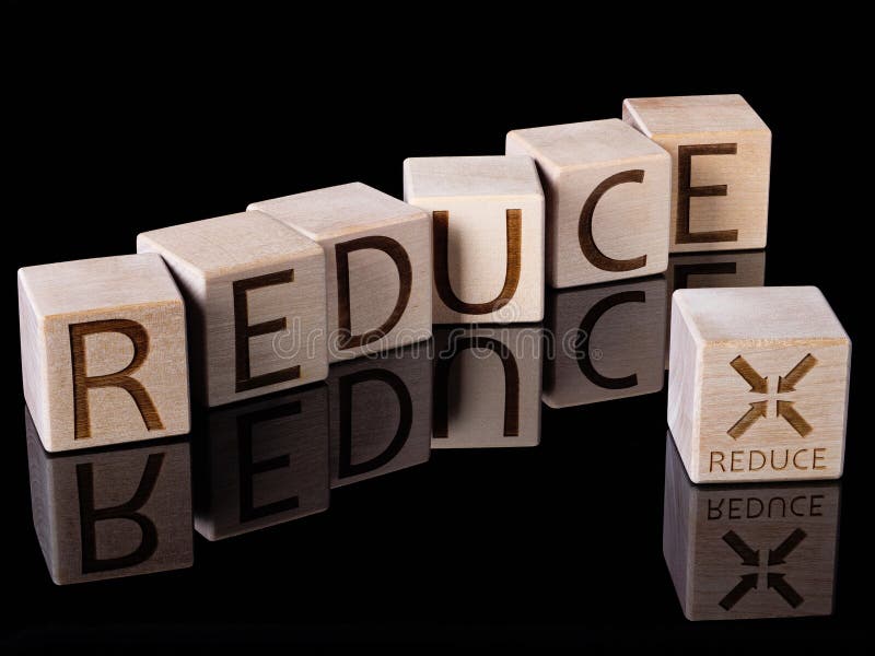 Word Reduce As Sustainable Resources Concept Stock Photo - Image of ...
