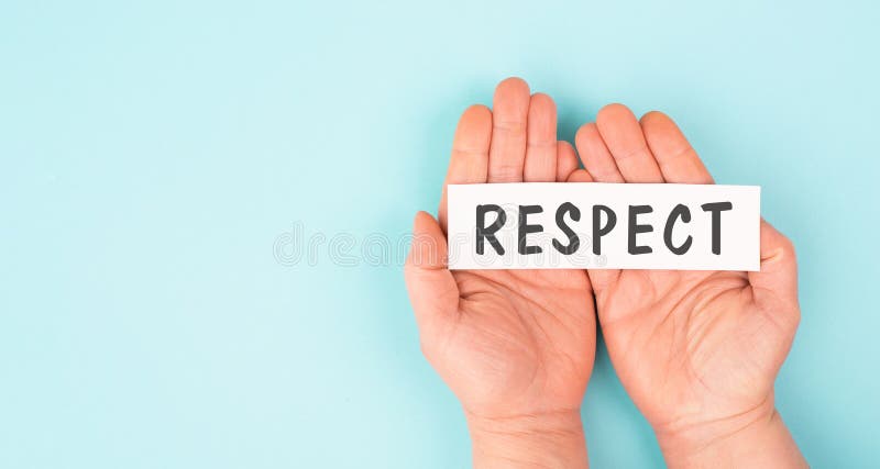 The Word Respect is Standing on a Paper, Responsibility, Tolerance and ...