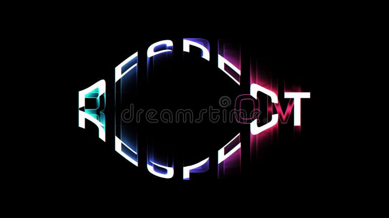 The Word Respect Transforming into the Word Freedom. Values ??of ...