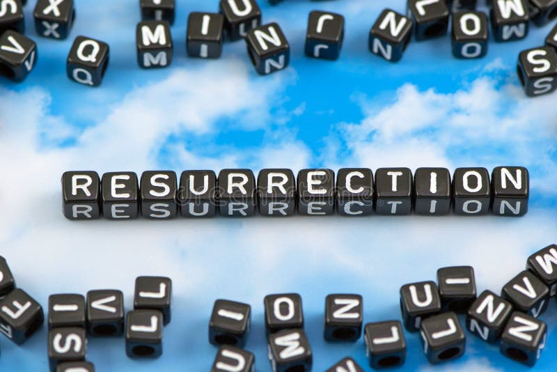 The word resurrection stock photo. Image of holy, christianity - 85208070