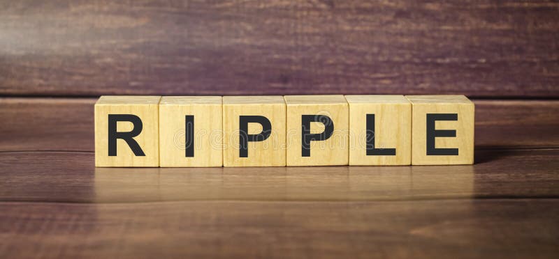 Word RIPPLE Formed by Alphabet Blocks on Brown Background Stock Photo ...