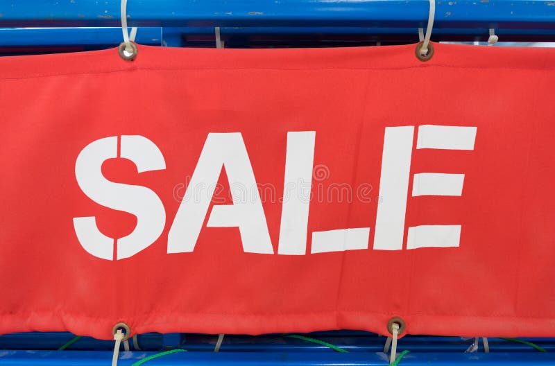 Word sale on red stock image. Image of flaring, paint - 73795723
