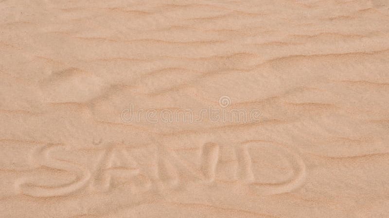Word Sand stock image. Image of desert, drawing, beaches - 31911995