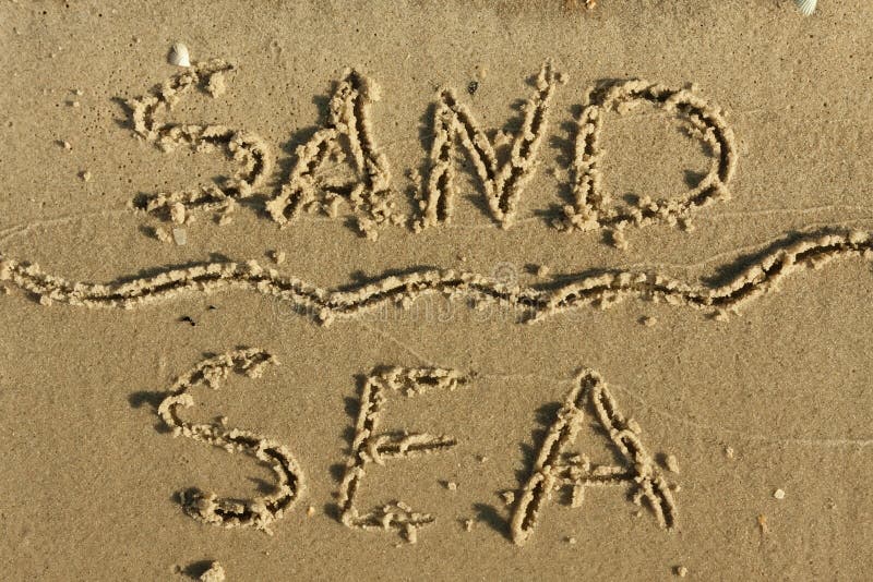 The Word Christmas Written on Sand Stock Image - Image of tropical ...