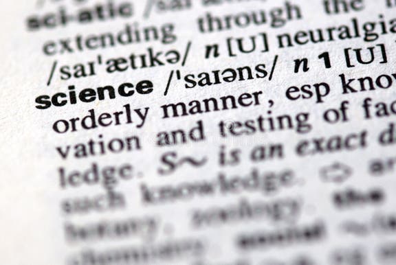 The Word Science in a Dictionary Stock Image - Image of digital ...