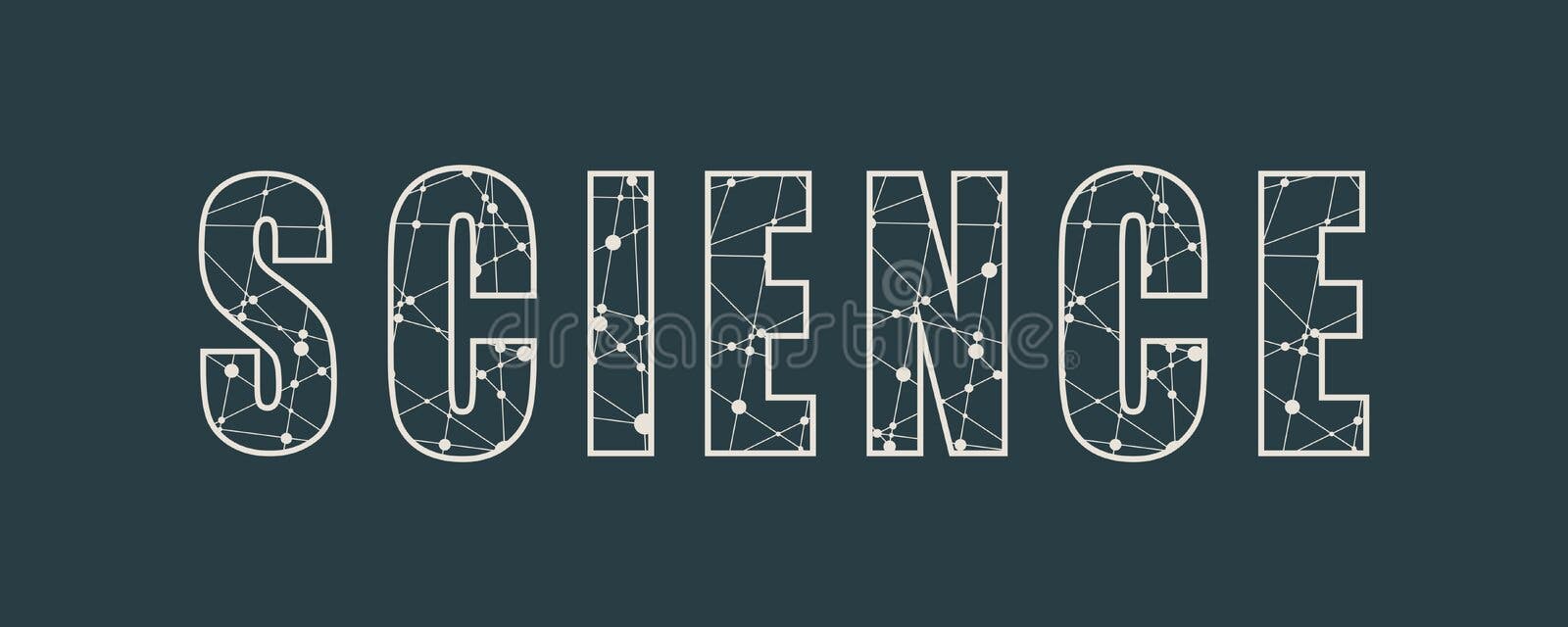 Science lettering, vector stock vector. Illustration of micro - 80800313