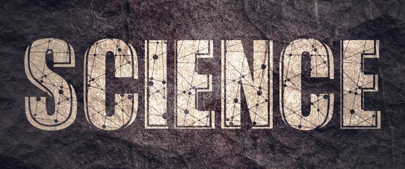 Science lettering, vector stock vector. Illustration of micro - 80800313