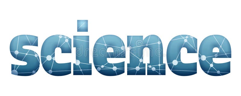 Science lettering, vector stock vector. Illustration of micro - 80800313