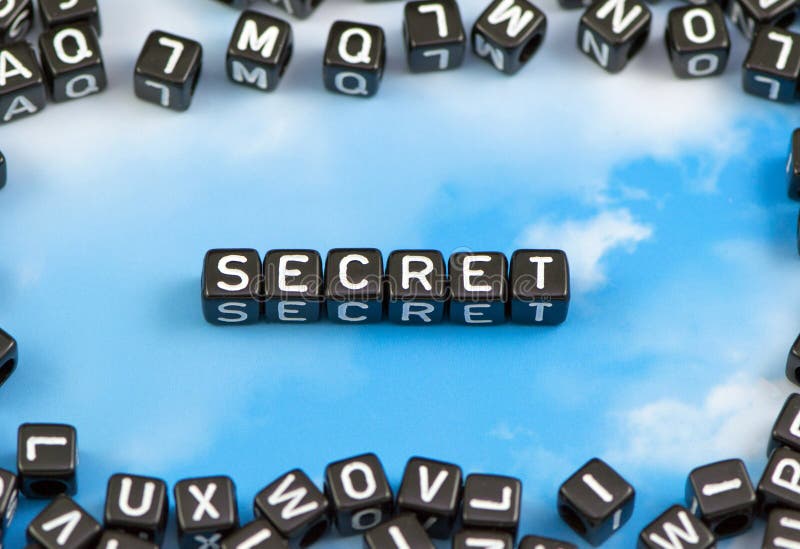 The word Secret stock photo. Image of girl, pattern, composition - 85206818
