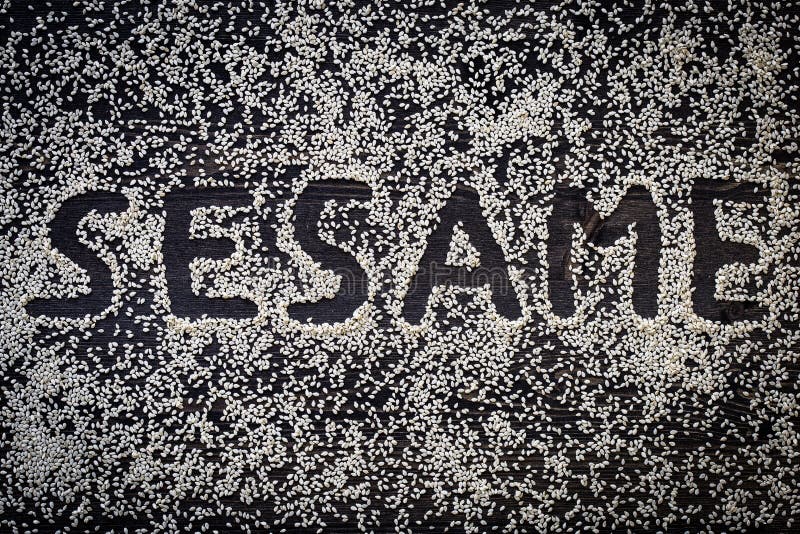 Word sesame stock photo. Image of abstract, ingredient - 87669914