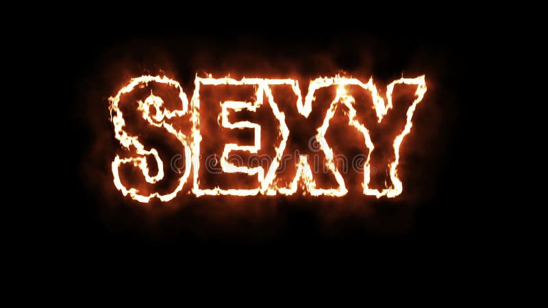 Word burning on fire stock photo. Image of flowing, concept - 215201606