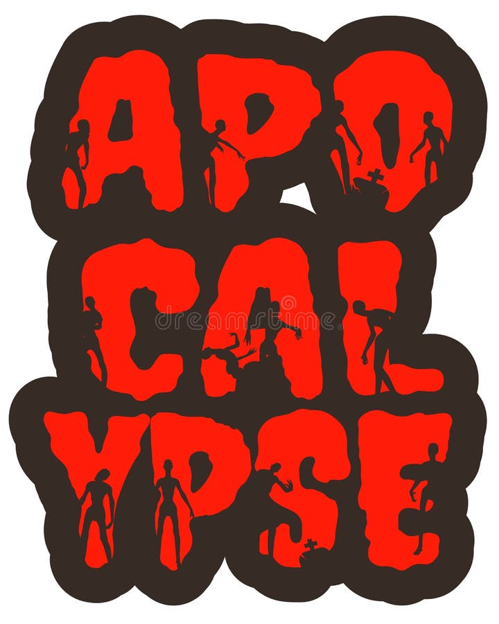 Apocalypse word cloud stock vector. Illustration of global - 223824339