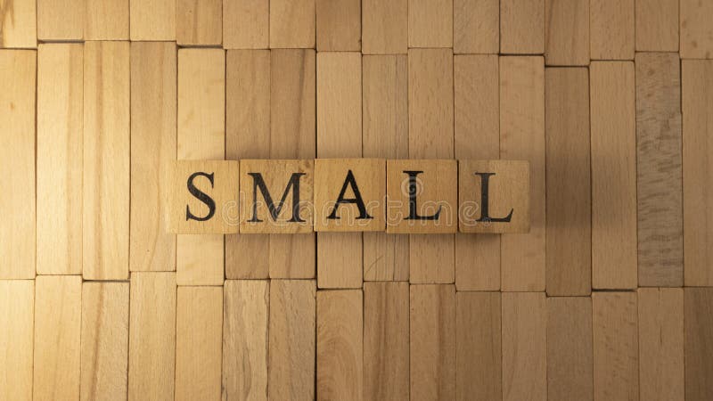 Word SMALL BUSINESS on the Sicker on Notebook with Pencils,magnifier ...