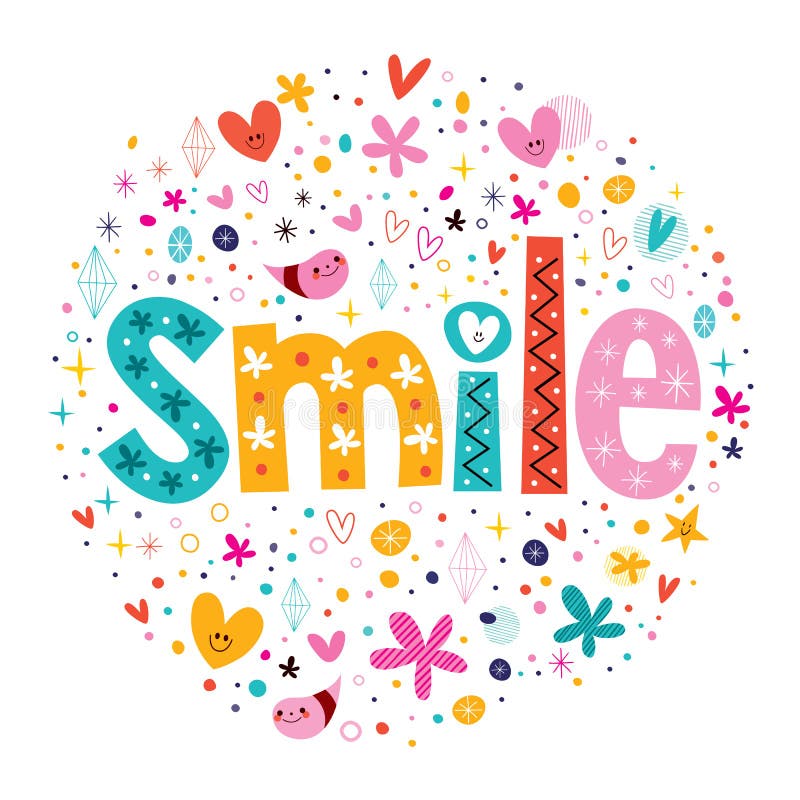Smile Word Art