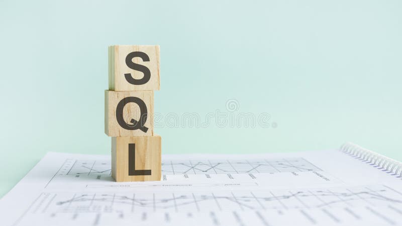 The Word KPI Structured Query Language, Lined with Wooden Blocks Stock Image - Image of cube ...