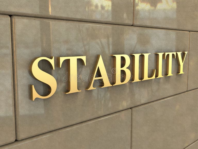 Word Stability stock image. Image of abstract, detail - 29040779