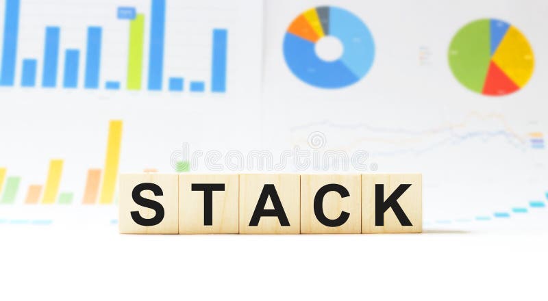 Word Stack Made with Wood Building Blocks Stock Photo - Image of block ...