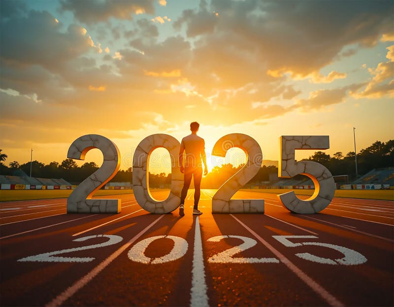 Word Start 2025 Written on Track and Field and the Athlete Prepares for ...