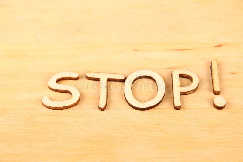 Word STOP stock image. Image of objects, life, color - 39768859