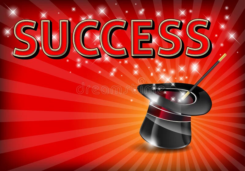 Magic Hat, Wand and Stars-vector File Added Stock Vector - Illustration ...