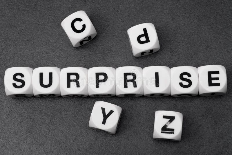 The Word Surprise Appearing Behind Torn Paper Stock Image - Image of ...