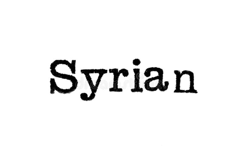 Word Syria Typewriter White Stock Photos - Free & Royalty-Free Stock ...