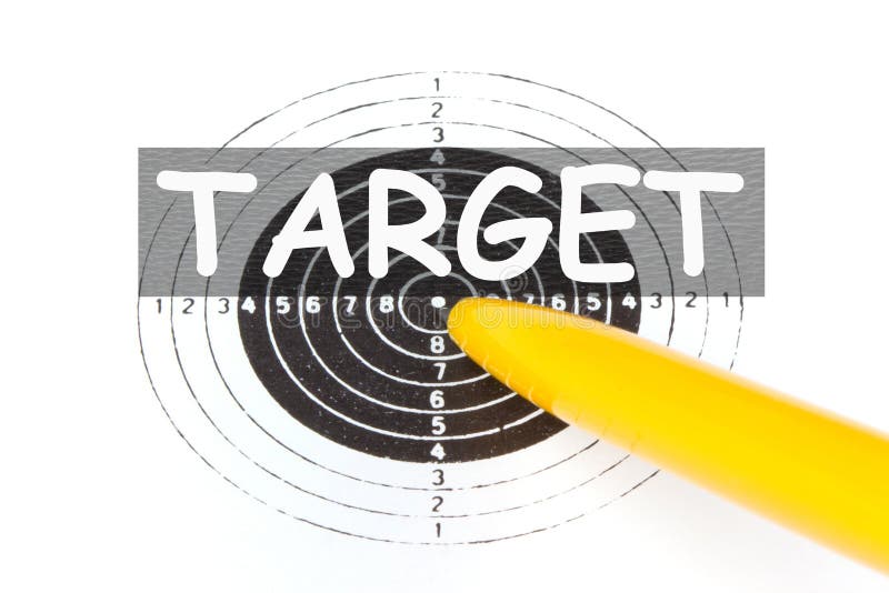 Target Word Concept stock image. Image of perfection - 150240353