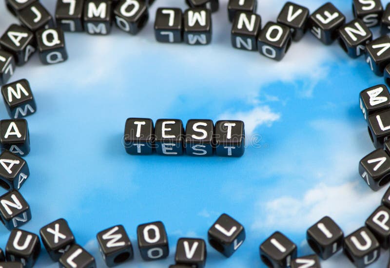 The word Test stock photo. Image of doctor, equipment - 85229622