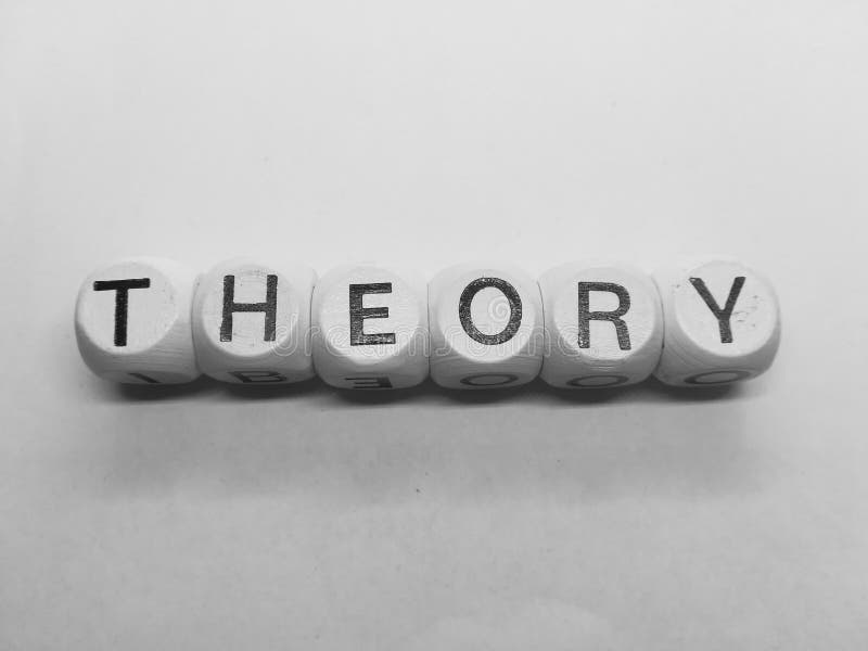 Theory word typography stock photo. Image of philosophy - 64265652