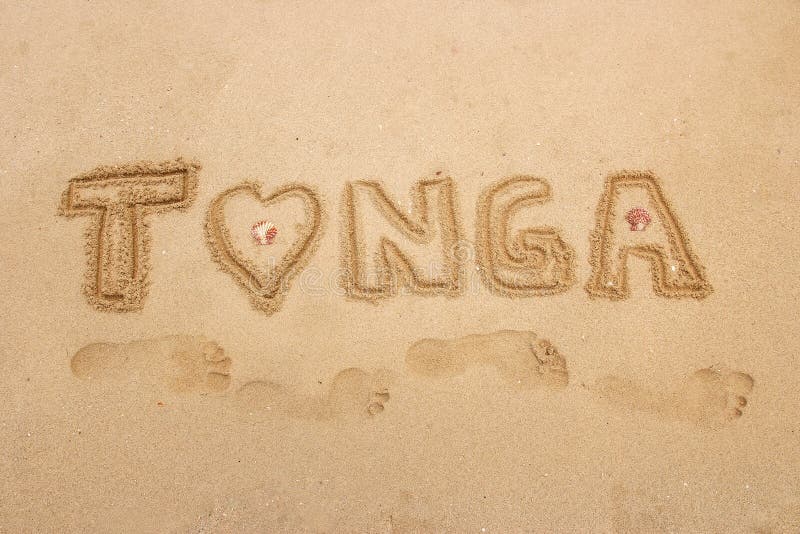 Tonga in the sand stock image. Image of tongatapu, wash - 36065969