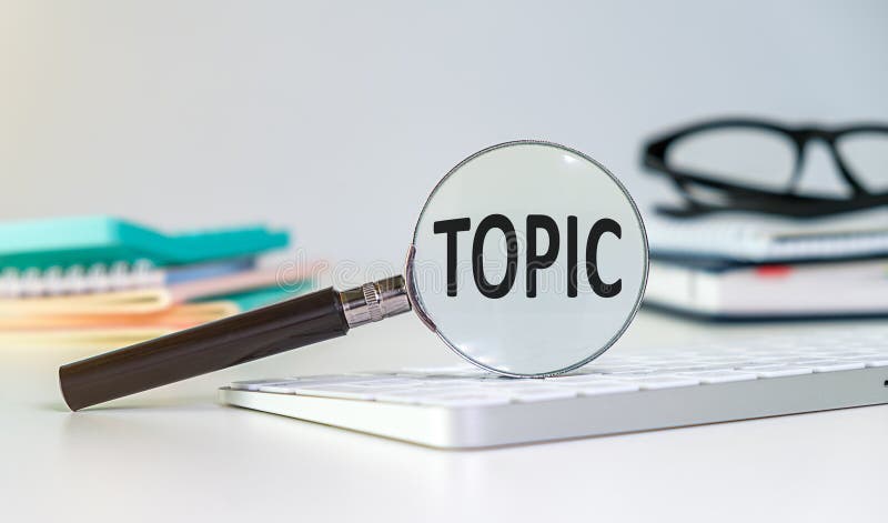 Word Content Written Magnifying Glass Office Background Stock Photos ...