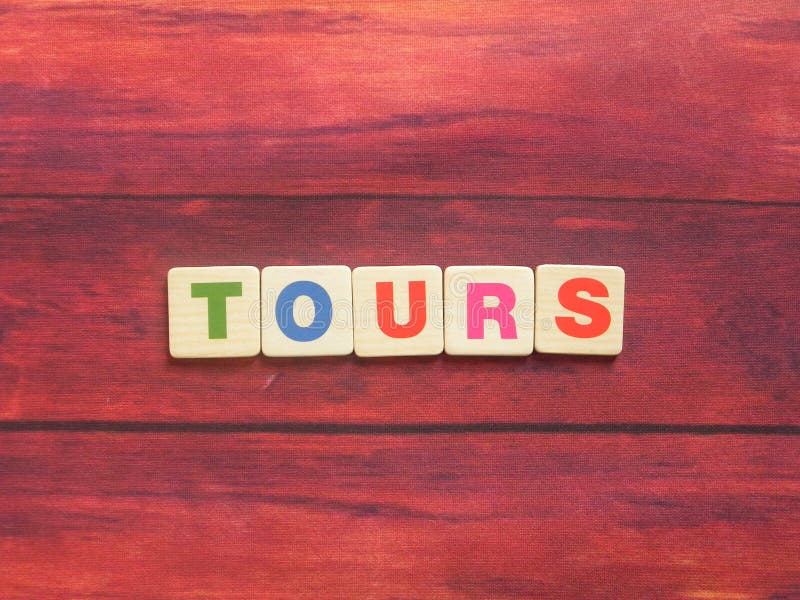Word Tours stock image. Image of abstract, letters, desk - 167895337