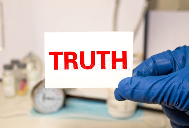 The Word Truth Concept on Paper Background Stock Image - Image of white ...