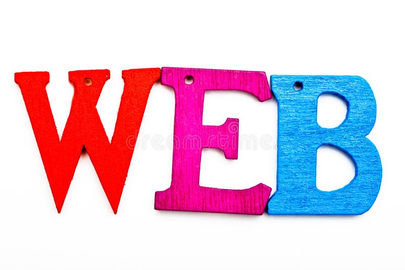 The word WEB stock image. Image of words, template, online - 129297859