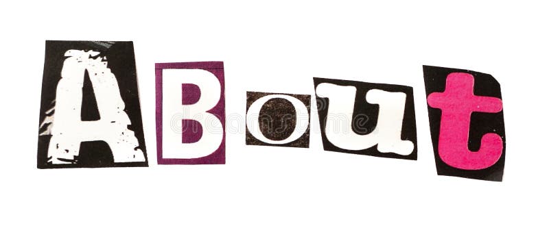 About Word on White Background Stock Photo - Image of letter, white ...