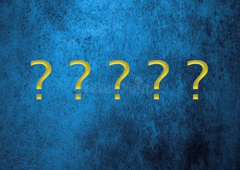The Word Why on a Blue Background. Concept of Questions Stock Image ...