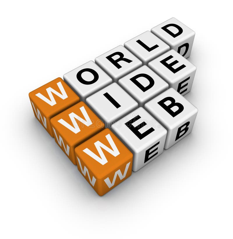 Word Wide Web Icon. WWW Symbol Sign. Web Button Stock Vector ...