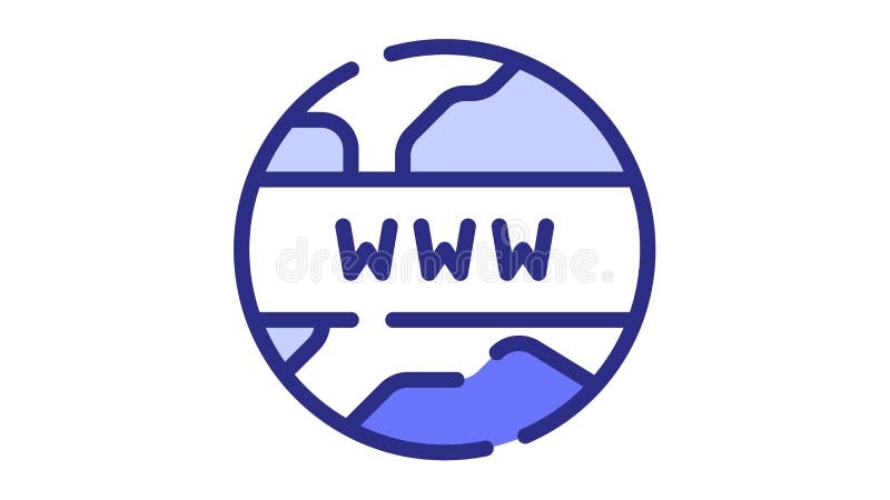 Word Wide Web Icon. WWW Symbol Sign. Web Button Stock Vector ...
