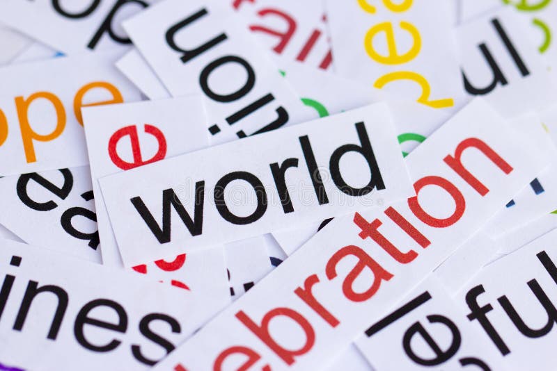 Word world stock photo. Image of global, continent, australia - 39346390