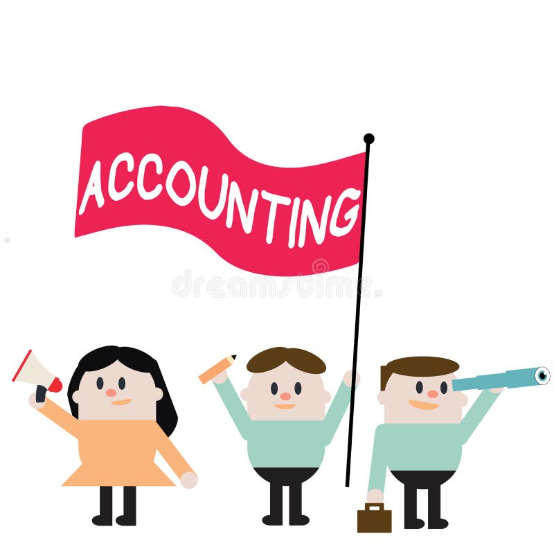 Word Writing Text Accounting. Business Concept for Process Work of ...