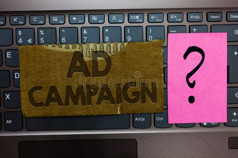 Word Writing Text Ad Campaign. Business Concept for Promotion of ... Word Writing Text Ad Campaign. Business Concept for Promotion of ...