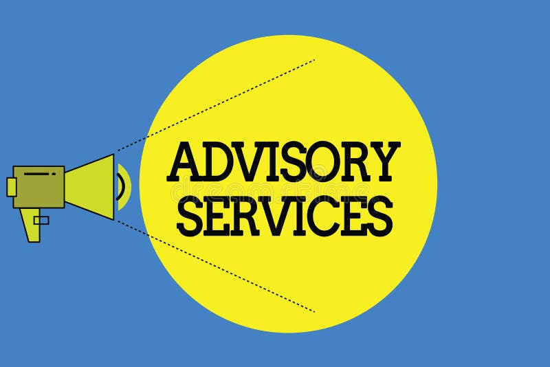 Word Writing Text Advisory Services. Business Concept for Support ...