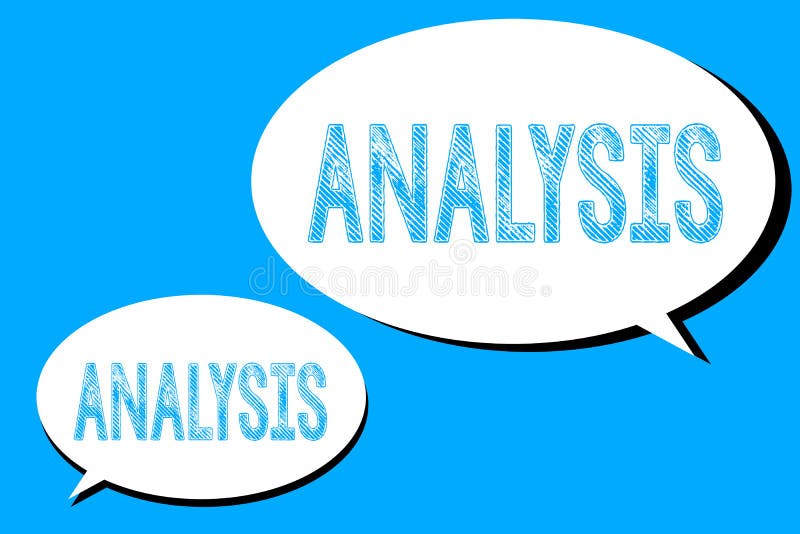 Word Writing Text Analysis. Business Concept for Detailed Examination ...