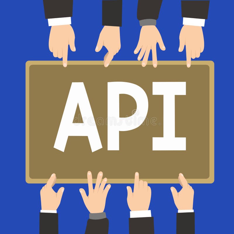 Word Writing Text Api Business Concept For Tools For Building Software Computer Programming