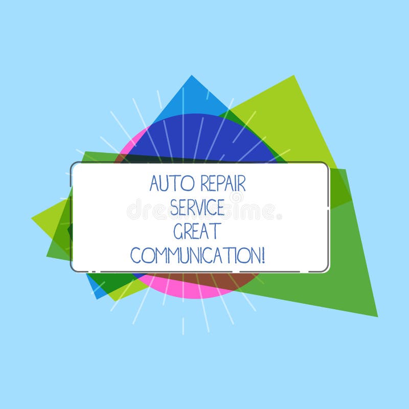 Word Writing Text Auto Repair Service Great Communication. Business ...