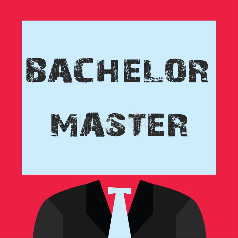 Word Writing Text Bachelor Master. Business Concept for an Advanced ... Word Writing Text Bachelor Master. Business Concept for an Advanced ...
