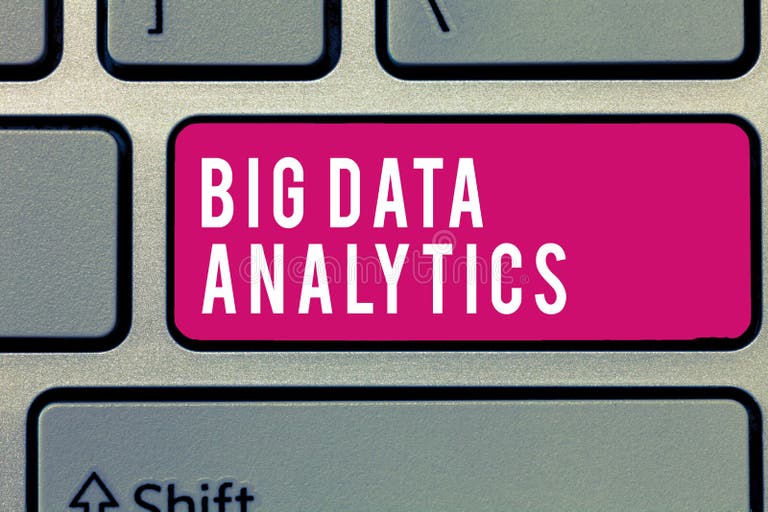 Word Writing Text Big Data Analytics. Business Concept for the Process ...